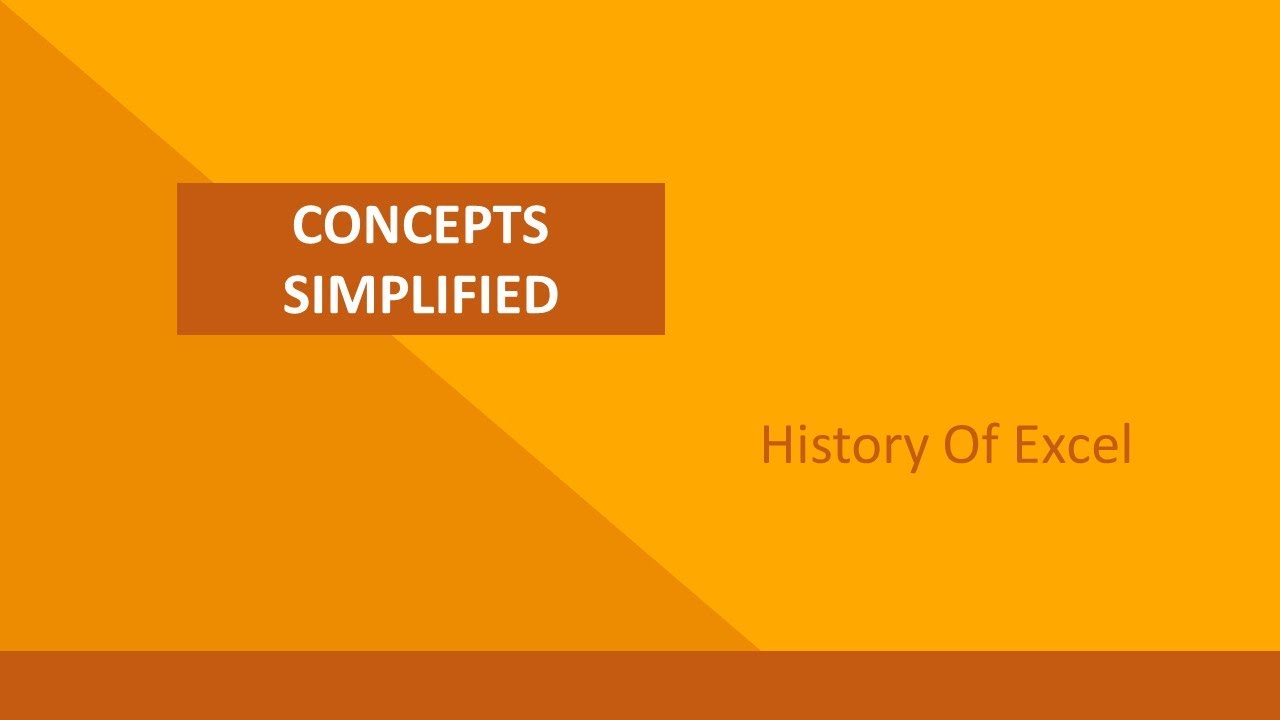 History Of Excel YouTube history-of-excel-youtube