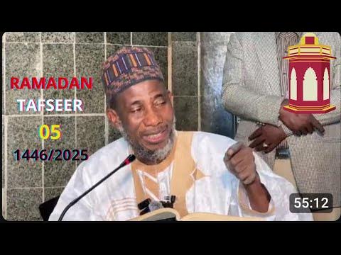 Tafseer Ramadan na 1446/2025 Rana ta daya (5) Daga Shaykh Muhammad Bin Uthman #binuthman - YouTube