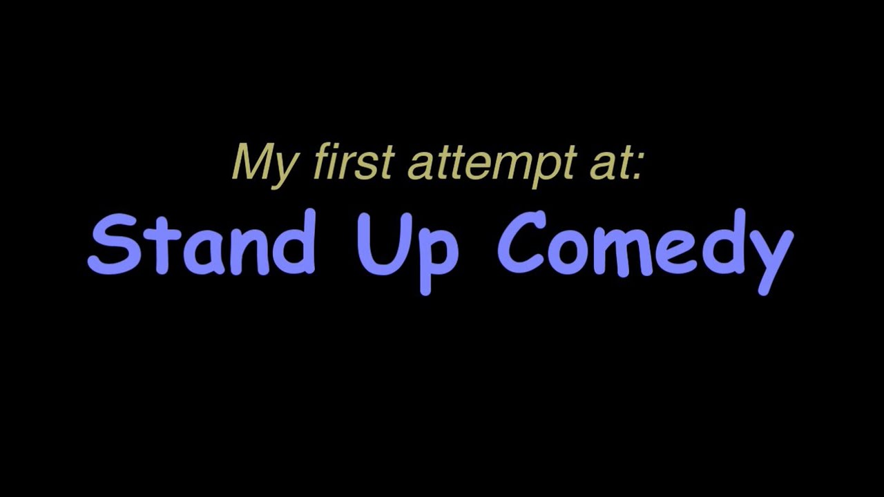 Stand Up Comedy Debut 2019 - YouTube