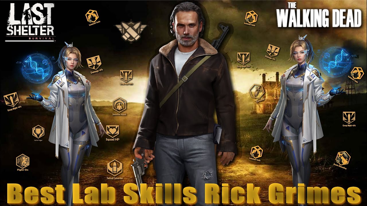 🔥 Best Lab Skills for New SP Rick Grimes & Medal Requirement ::: Last ...