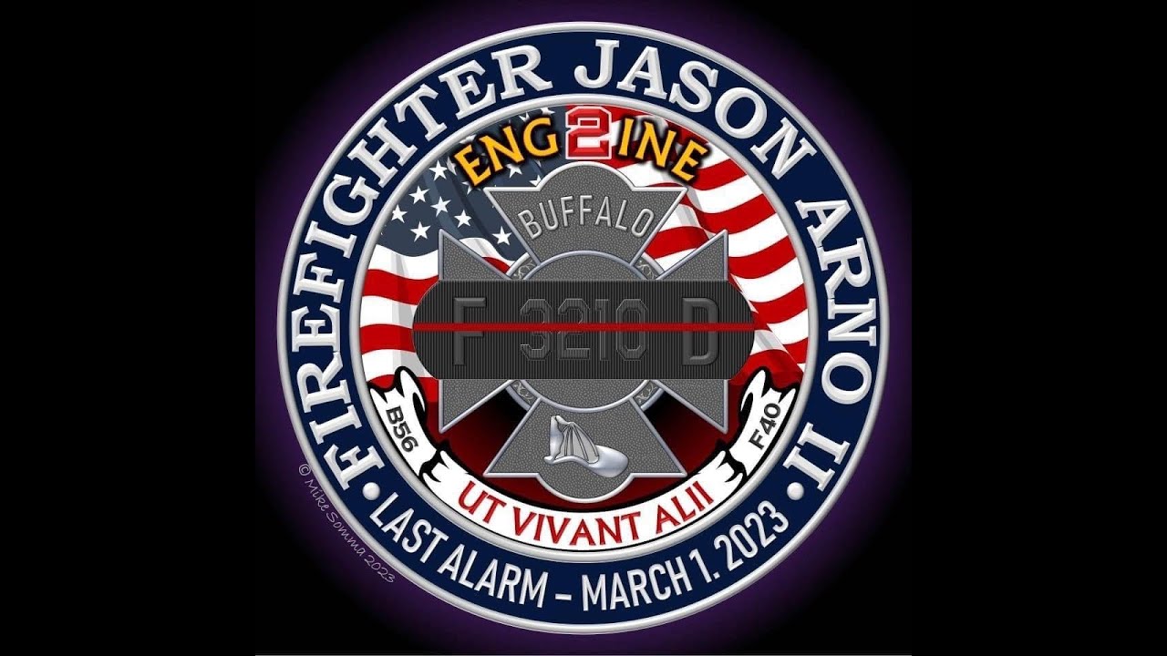 Buffalo Firefighter Jason Arno Honor Procession - YouTube