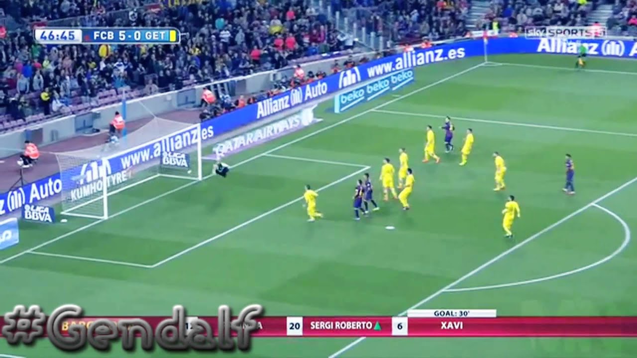 Messi Goal vs Getafe - YouTube