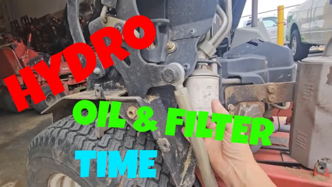 Upgrade Your Exmark Staris E Series: Hydraulic Fluid And Filter Swap Tutorial! - YouTube