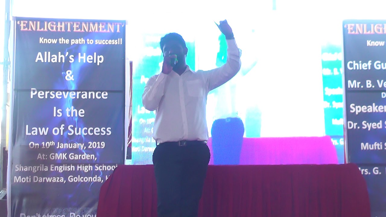 DR. SYED SHAFIUDDIN AIJAZ'S ADDRESS TO THE STUDENTS - 1 - YouTube