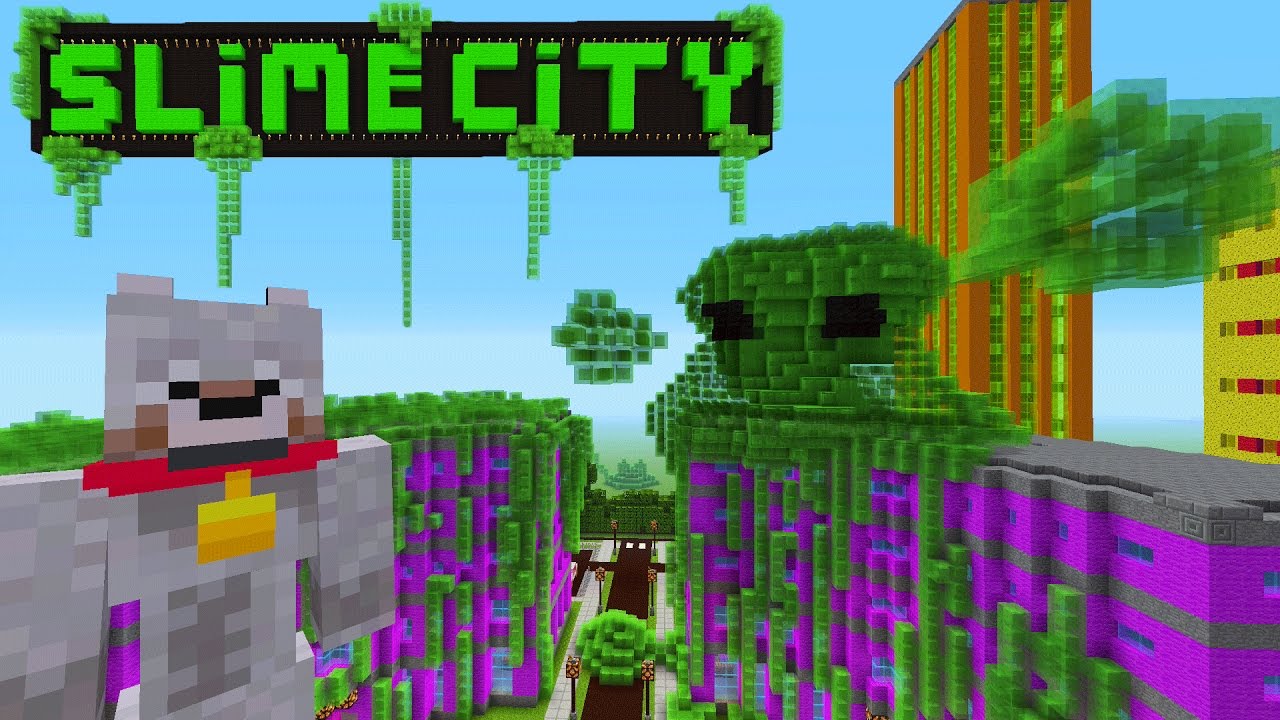 Minecraft Xbox Hide and Seek - SLIME CITY !!! - YouTube