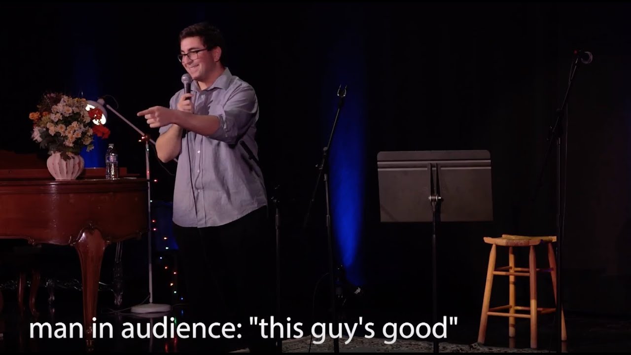 One-liner comedy - Adam J Sperling (coffee house 2018) - YouTube