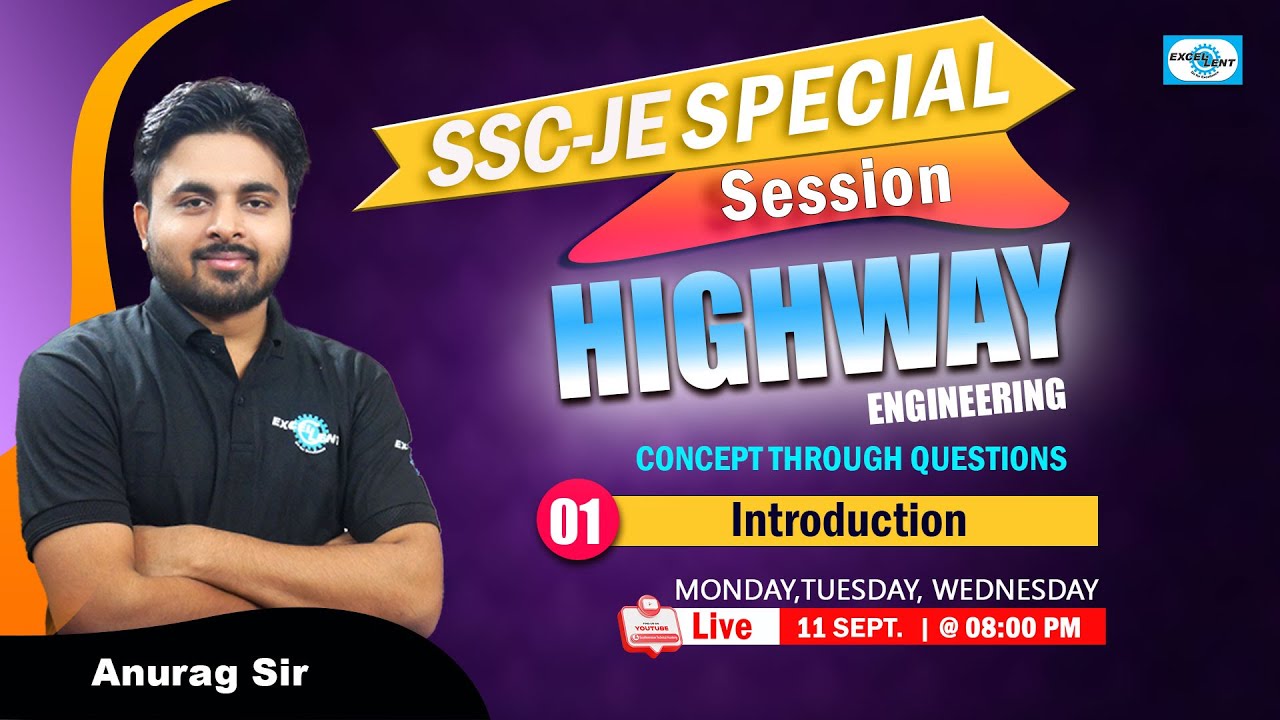 Lec 01 II Introduction II Highway Engineering II SSC- JE Special ...