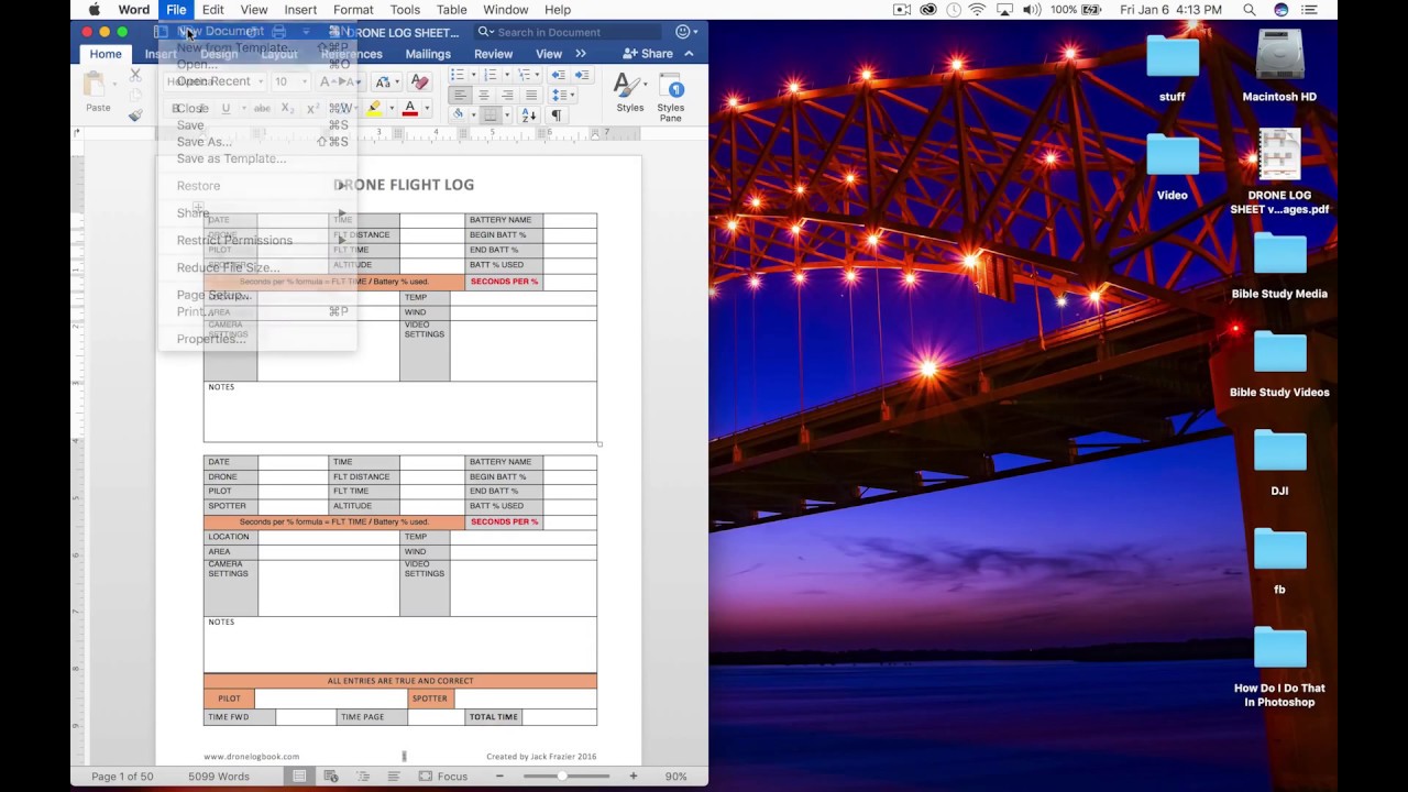 Tutorial: How to Create a Form Using Word 2016 Table Feature - YouTube