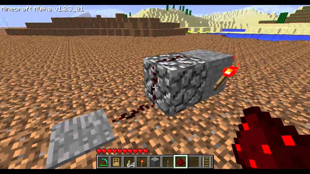 Minecraft - Redstone Basics Tutorial - Part 1 - YouTube