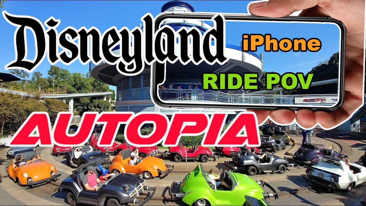 Autopia Disneyland iPhone POV - YouTube
