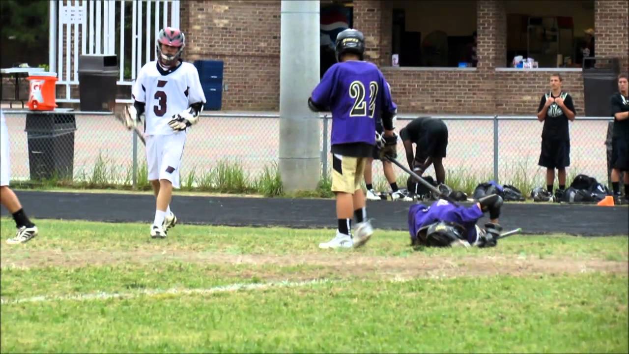 Jason Lem lacrosse hits! Wakefield JV - YouTube