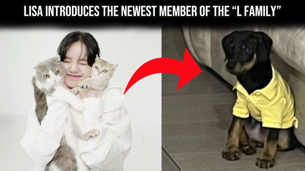 BLACKPINK Lisa Introduces The Newest Member Of The “L Family” A Dog ...