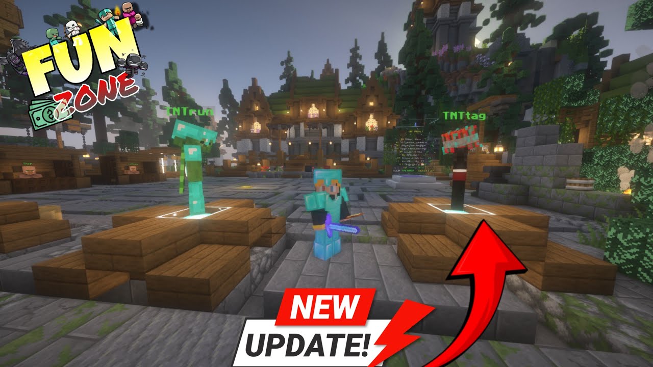 Minecraft server Fun Zone SMP New Update🔥 - YouTube
