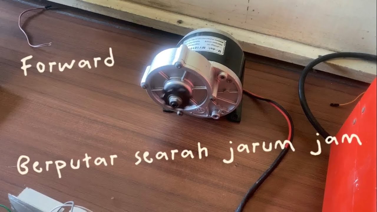Bagaimana cara membalik arah putaran motor?? Forward dan reverse - YouTube