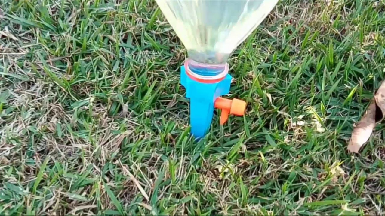Regador por gatejamento automático para plantas e jardim. - YouTube