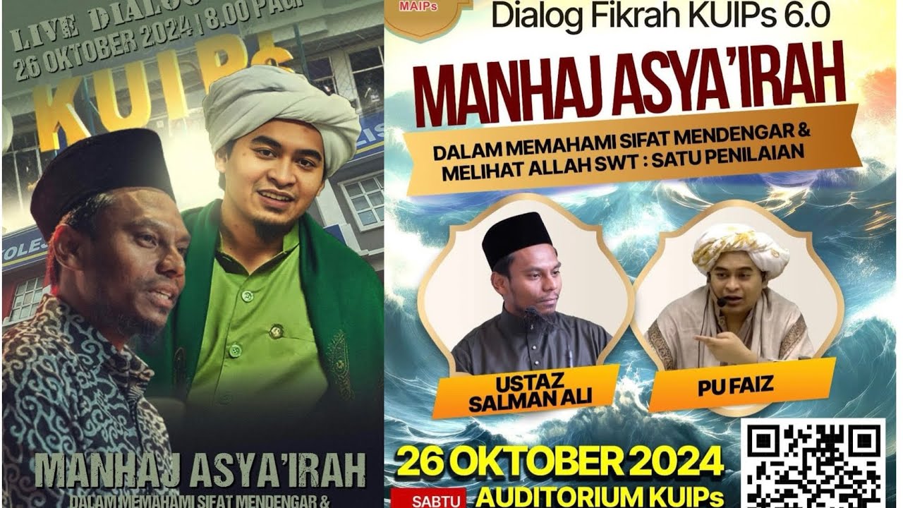 Debat Ustaz PU Faiz Al Idrus & Ustaz Salman Ali :- Manhaj Asya’irah ...