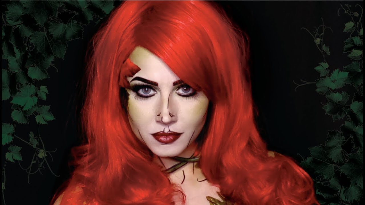 Poison Ivy Makeup Tutorial - YouTube