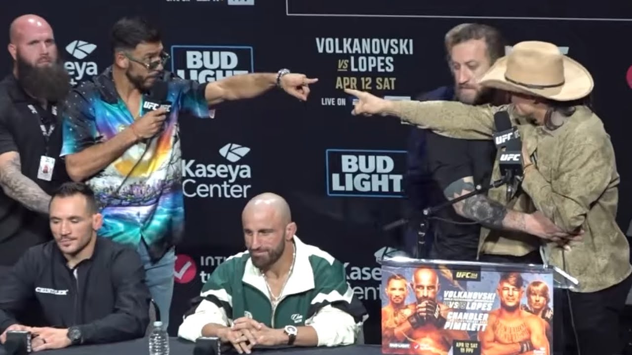 UFC 314 PRE-FIGHT PRESS CONFERENCE: VOLKANOVSKI vs LOPES - YouTube