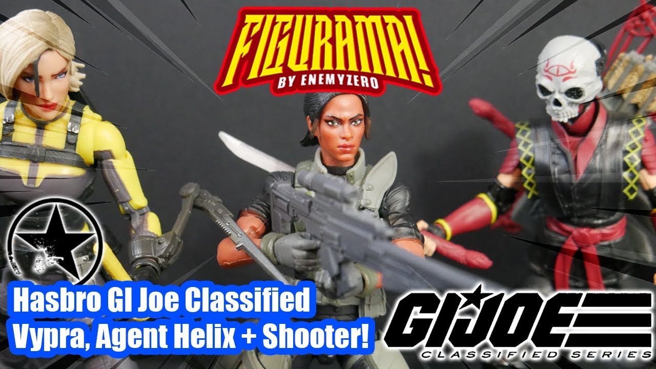GI JOE CLASSIFIED Cobra Vypra, Agent Helix, Jodie "Shooter" Craig ...
