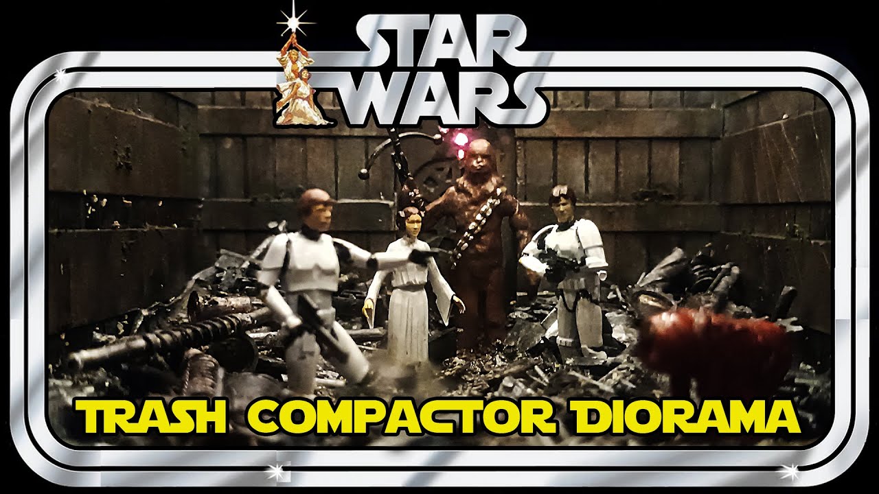 Star Wars Trash Compactor Diorama Build - YouTube