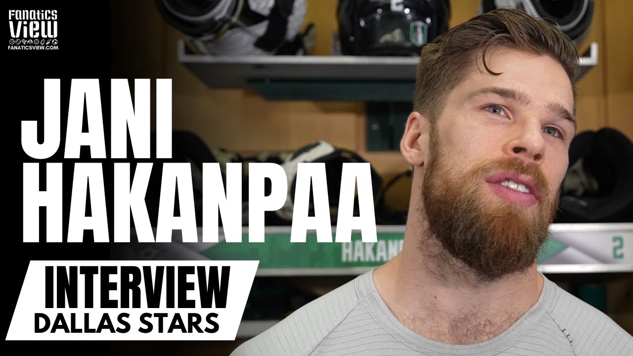 Jani Hakanpaa talks Dallas Stars vs. Seattle Kraken Series, Joe ...