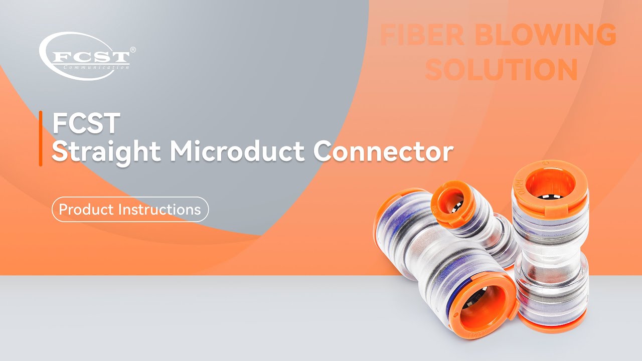 Microduct Straight Coupler Installation - YouTube