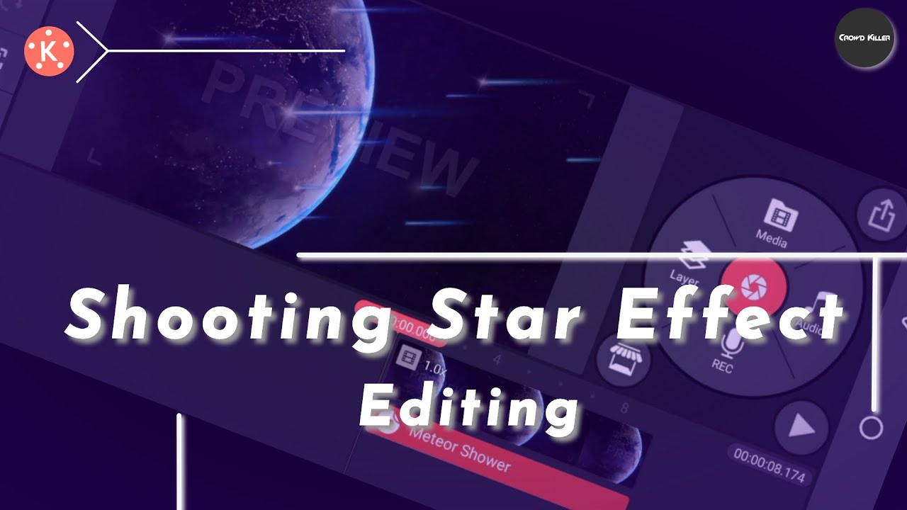 How To Create a "Shooting Star Effect" In Kinemaster - YouTube
