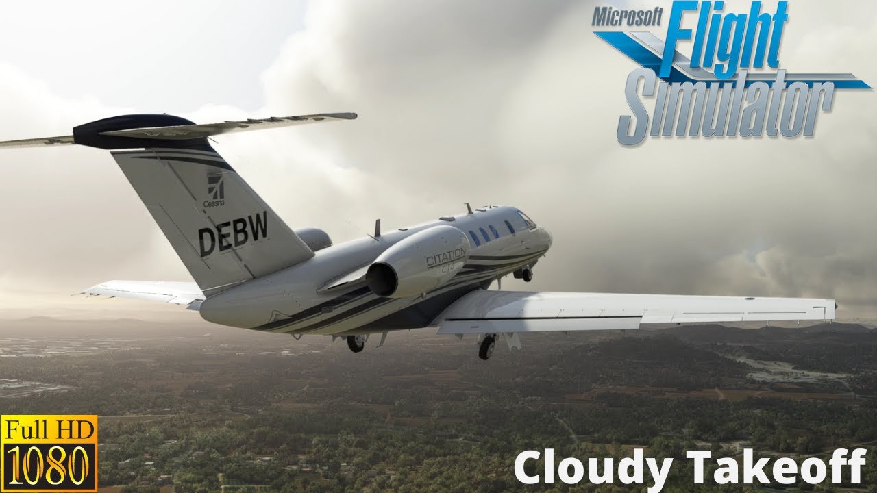 FS2020 Cessna Citation Takeoff ULTRA Graphics - YouTube