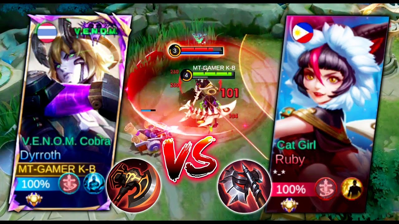 DYRROTH vs RUBY WHO'S KING LIFESTEAL (TIPS AND TRICKS TO WIN EXPLANE) @DyrMT - YouTube