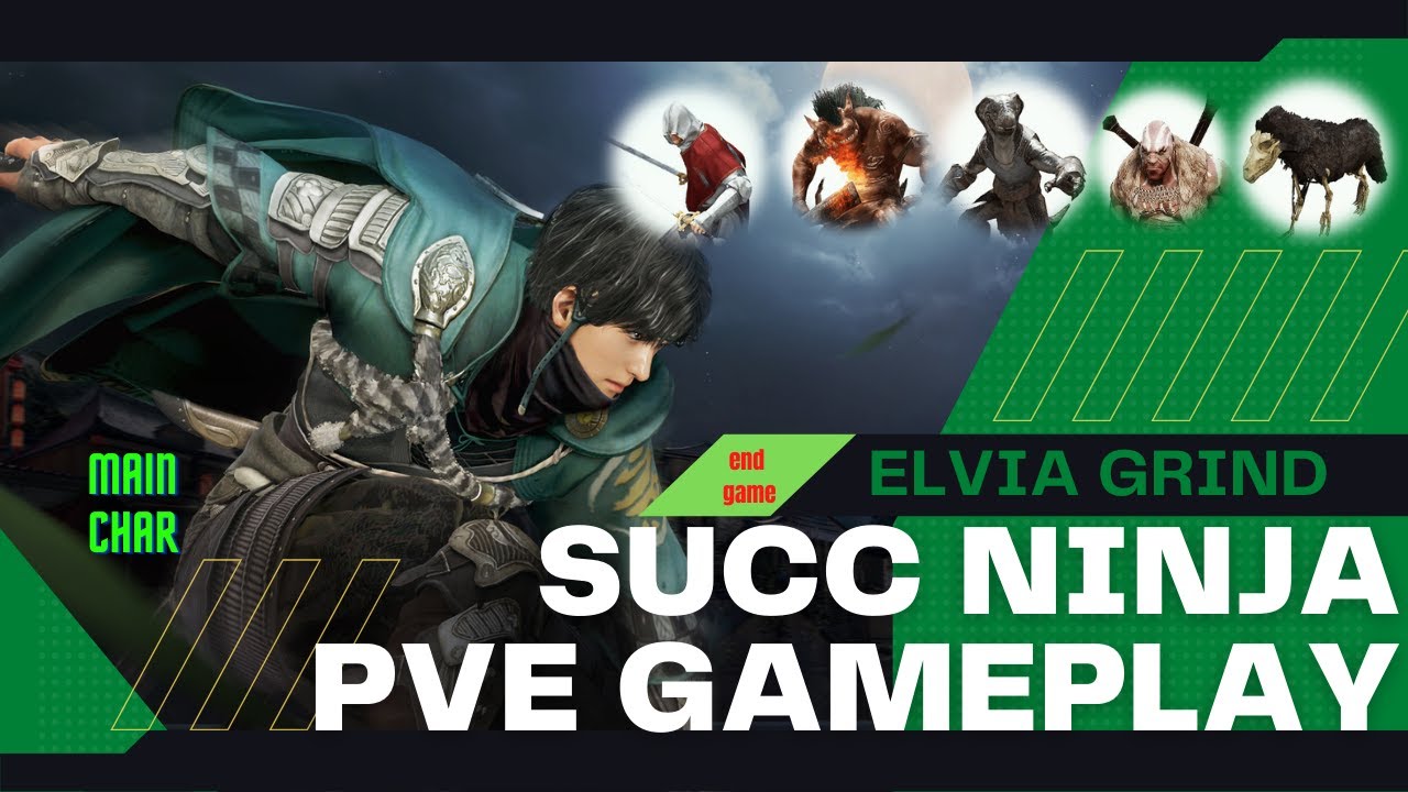 BDO| Ninja Succession PVE gameplay in Elvia Server |Black Desert Online ...