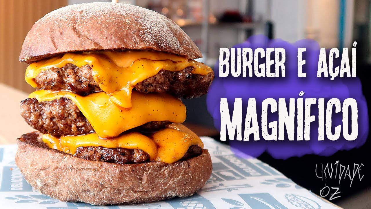 Fomos ao Burger e Açaí Magnífico e inventamos o BBQ de açaí - YouTube