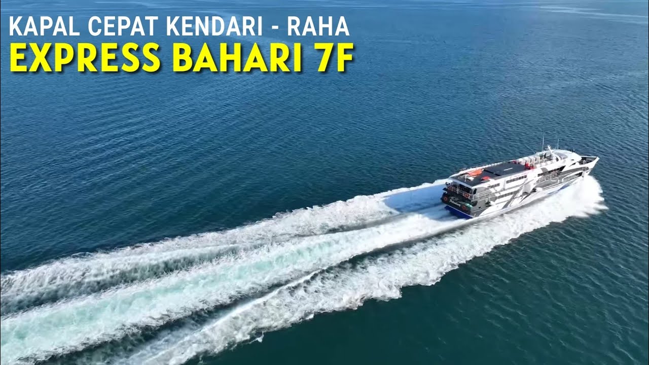 Melaju dari Kendari, Kapal Express Bahari 7F Tiba di Pelabuhan Laut ...