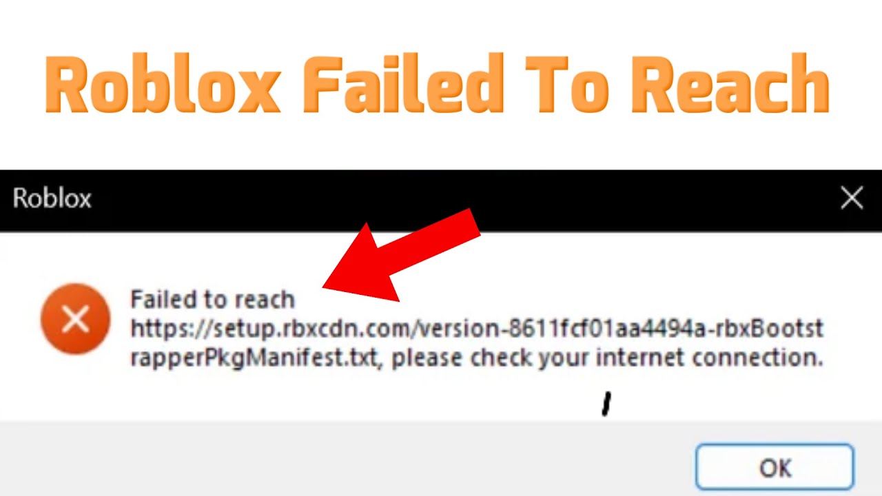 How to fix Roblox Failed To Reach Setup rbxcdn Please Check Your Internet Connection - YouTube