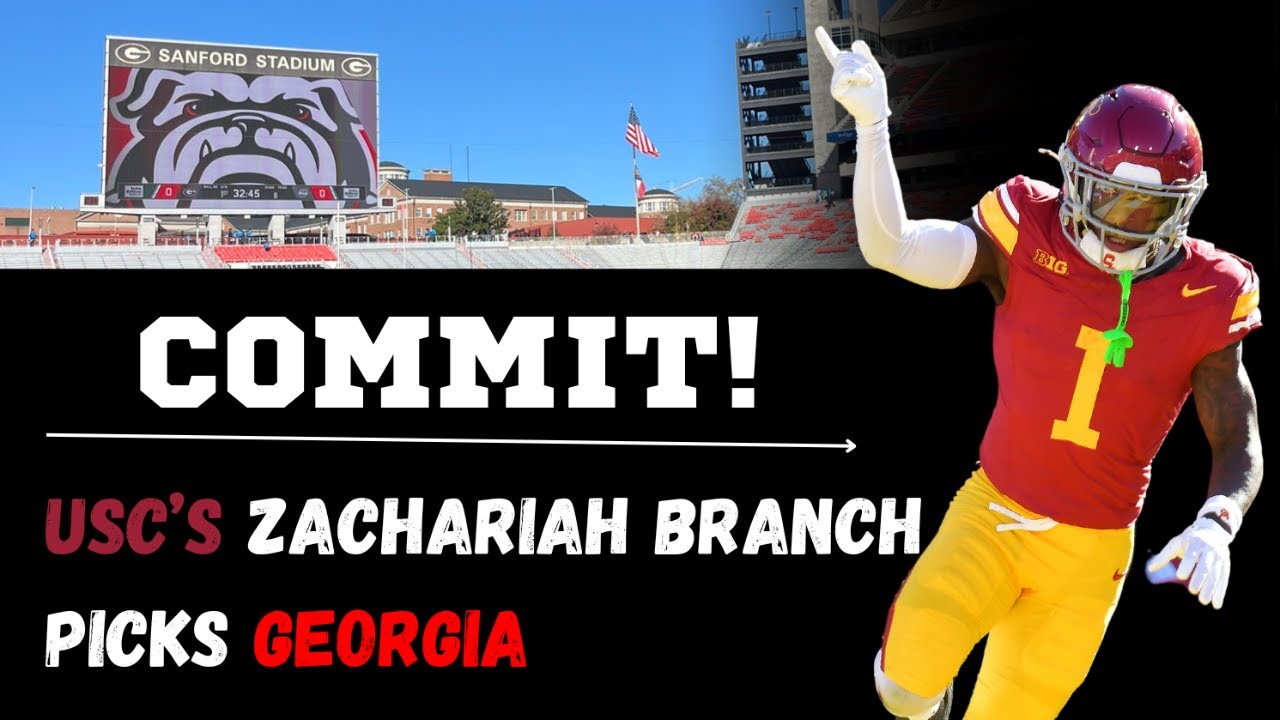 BREAKING: Georgia lands 5-star wide receiver Zachariah Branch and Zion ...