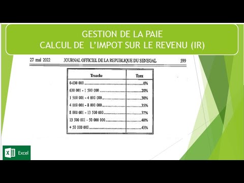 COMMENT CALCULER L'IMPOT SUR LE REVENU AVEC LE NOUVEAU BAREME ? - YouTube