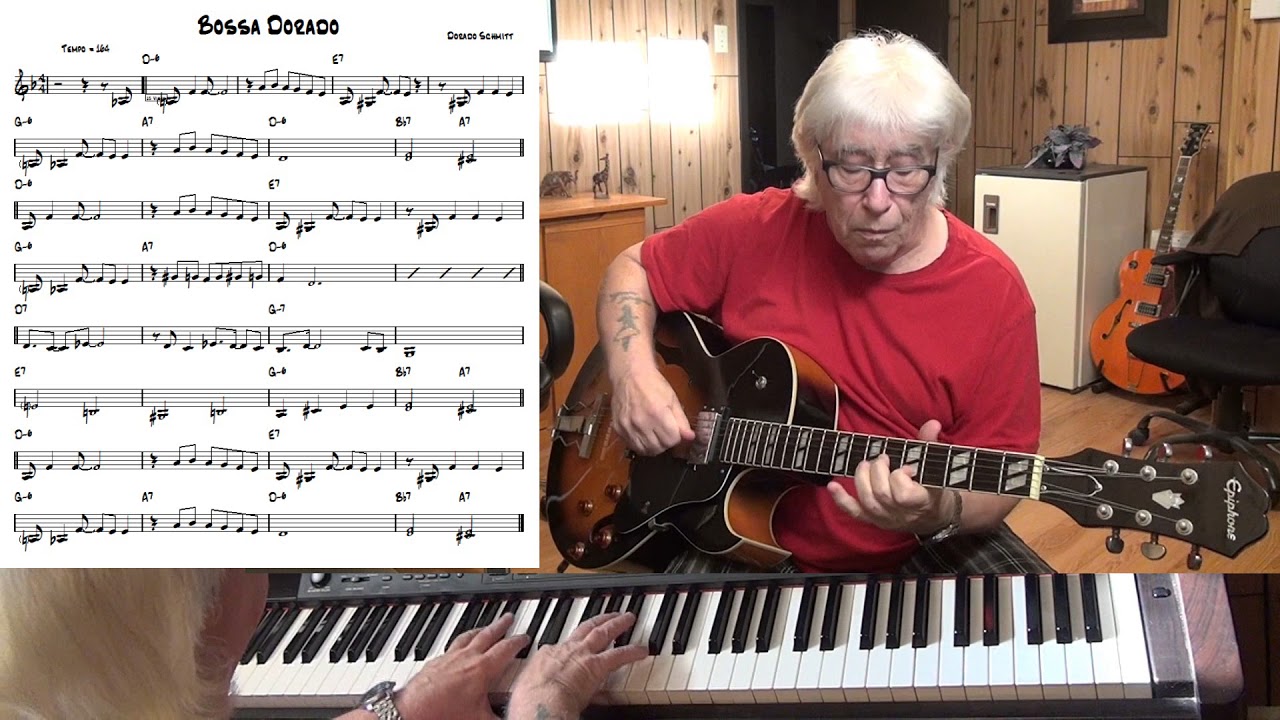 Bossa Dorado - Jazz guitar & piano cover ( Dorado Schmitt ) - YouTube