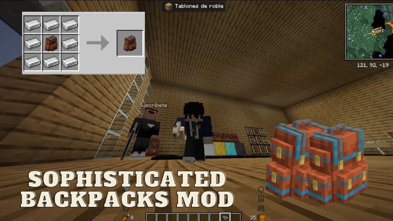 Sophisticated Backpacks - Review Mod de las mochilas 🎒1.18.2 - YouTube