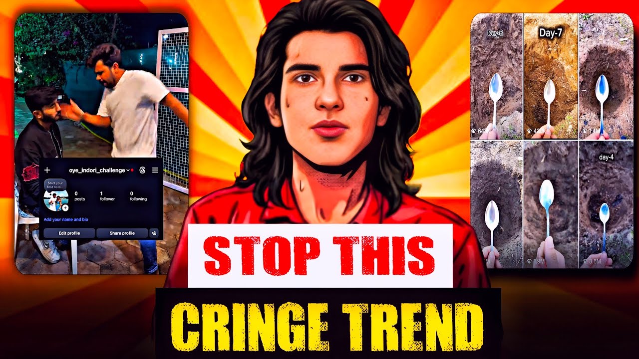 STOP THIS CRINGE TREND🚫|INSTAGRAM SPOON TREND,Money Cutting & Slapping ...