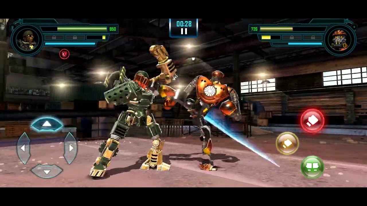 Real Steel The Video Game - Bio-War VS Gambit - YouTube