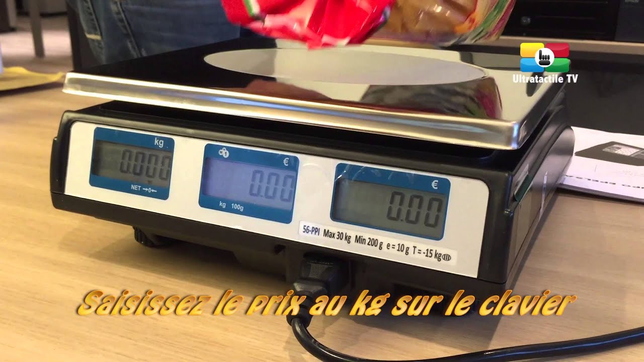 EXA PPI 56 - Balance prix poids professionnelle - YouTube