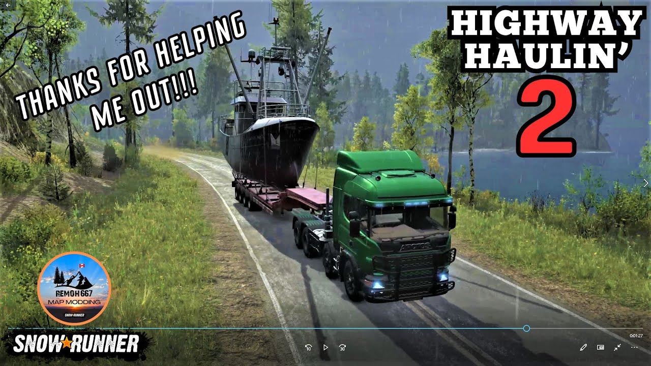 Snowrunner - New Console Mod Map - Dev Update - Highway Haulin' 2 - YouTube