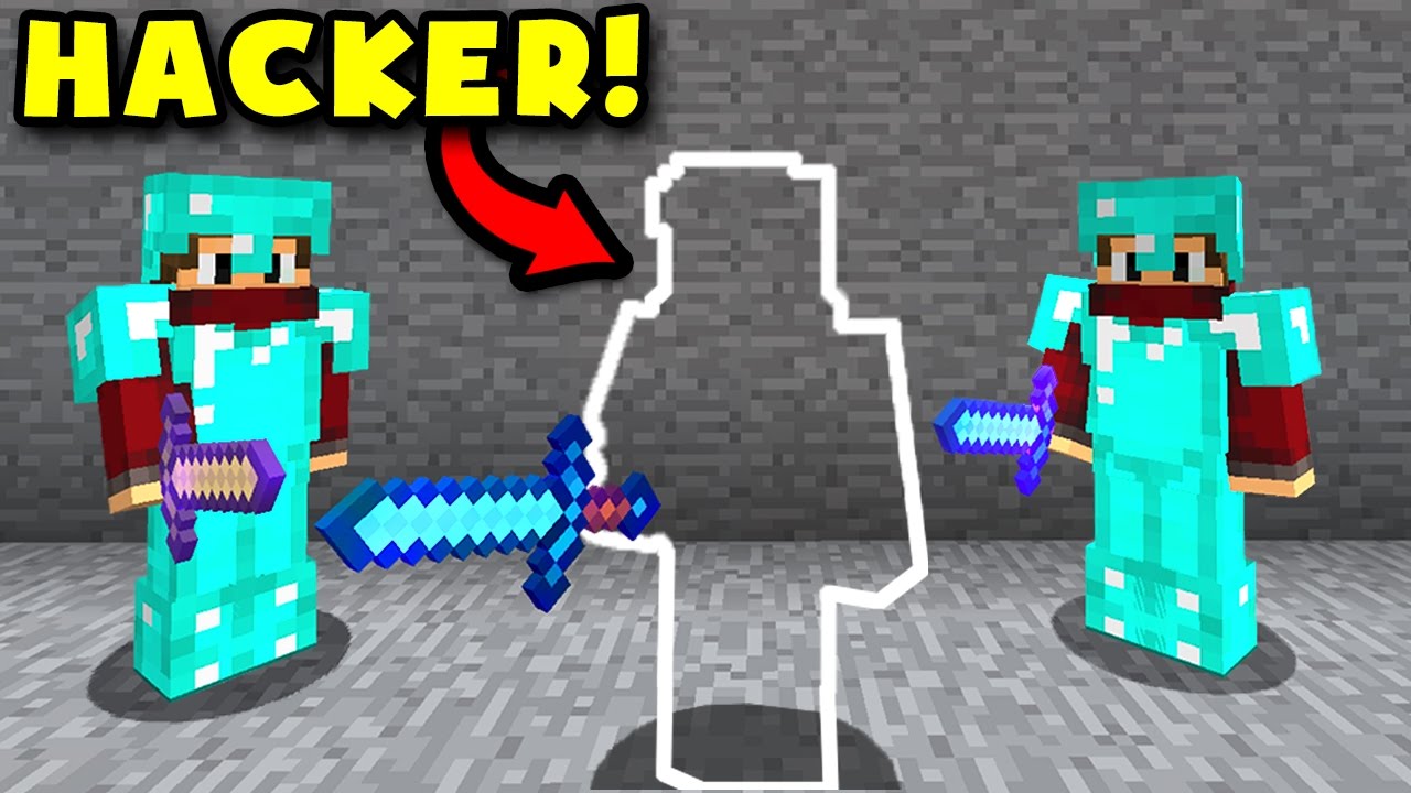 INVISIBLE HACKER CAUGHT HACKING! (Minecraft BED WARS TROLLING) - YouTube