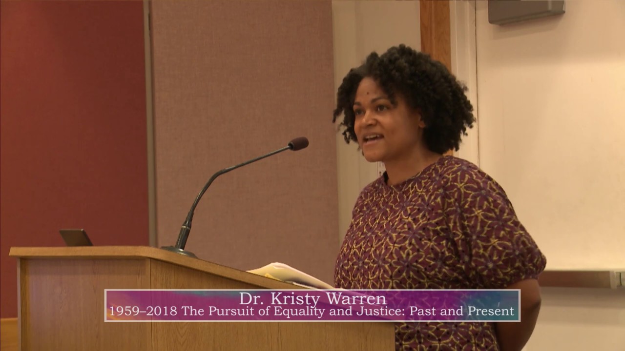 Dr. Kristy Warren | Panel 3 | Race & Resistance - YouTube