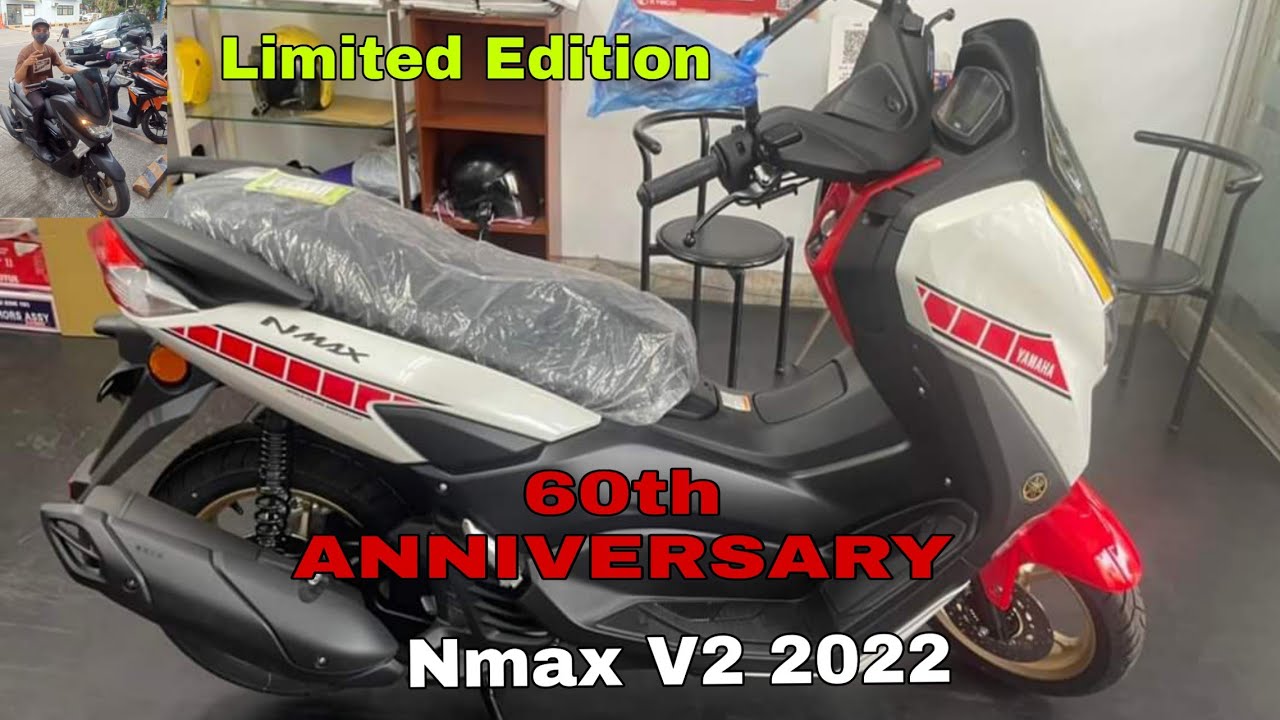 The New 2022 Model Yamaha Nmax 155 | 60th Anniversary - Limited Edition ...