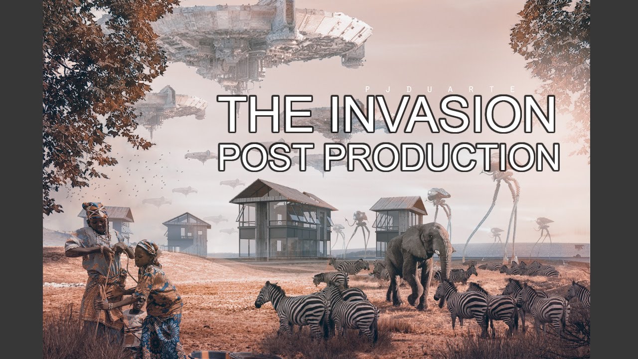 How to Create the Invasion Visualization - Photoshop Tutorial - YouTube