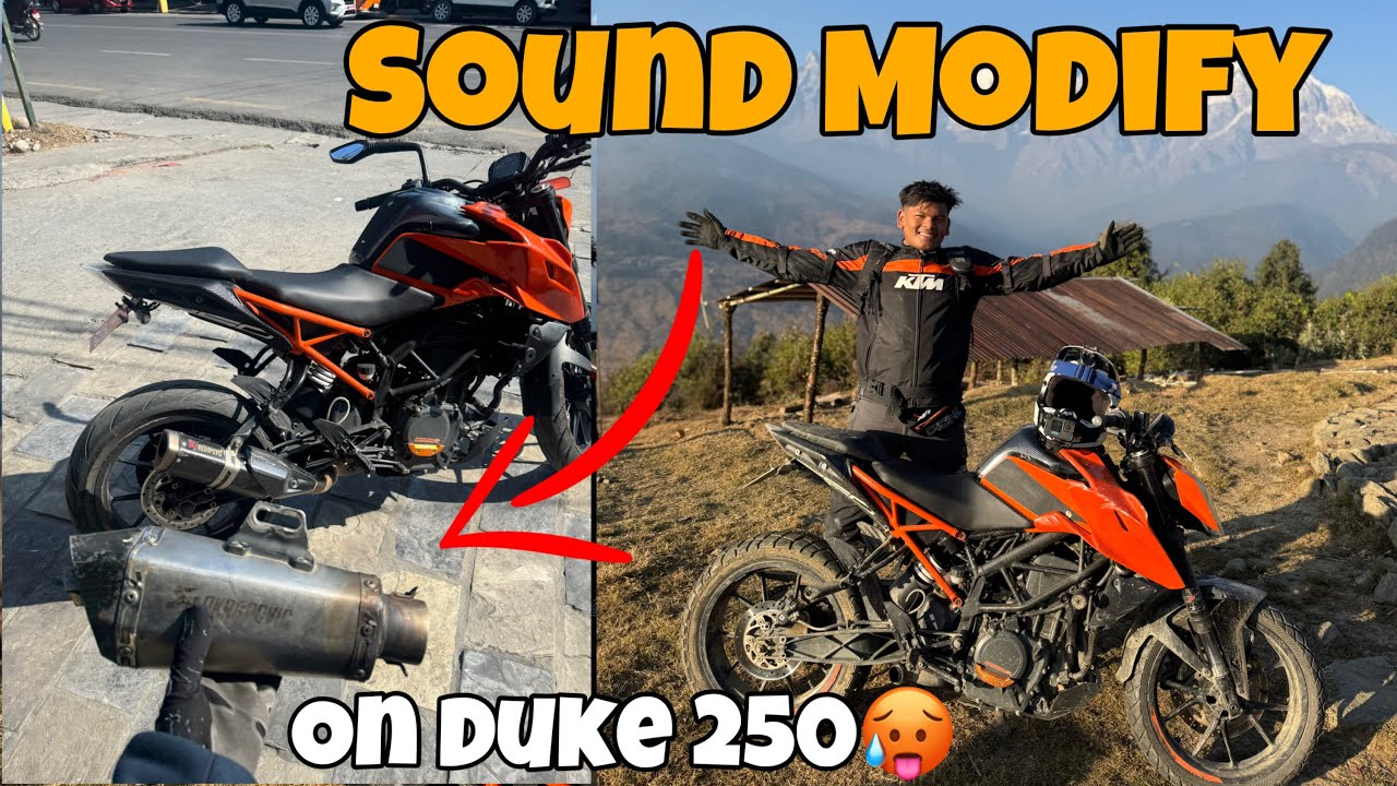 Getting Ready For Orange Ride / Akrapovic Sound On Duke 250 🥵 - YouTube