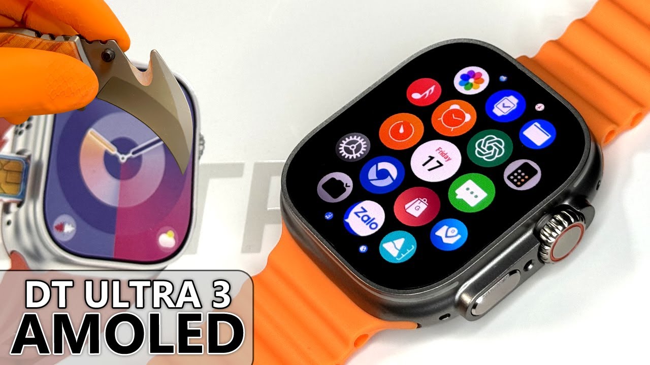 DT Ultra 3 SmartWatch Full Unboxing & Review (4G Android, SimCard ...