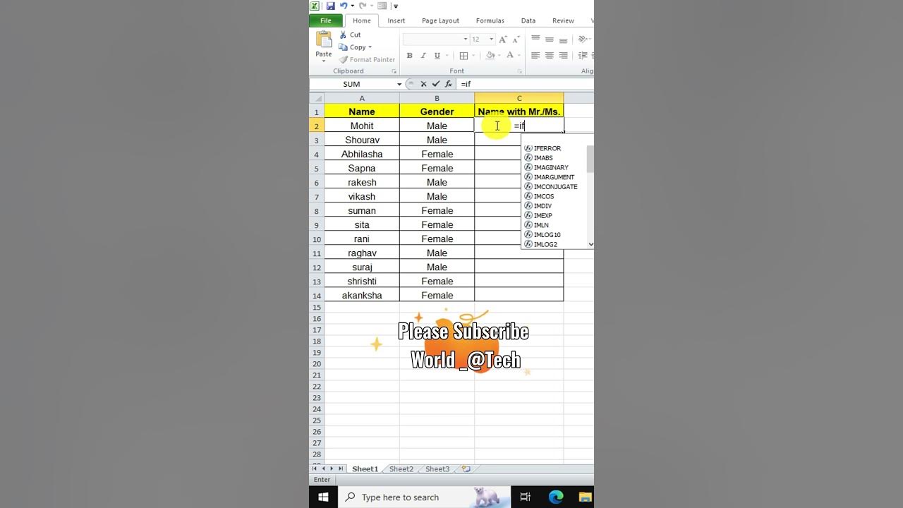 Excel interview question with simple tricks 28 | @World_Tech143 #exceltricks #shortsfeed # ...
