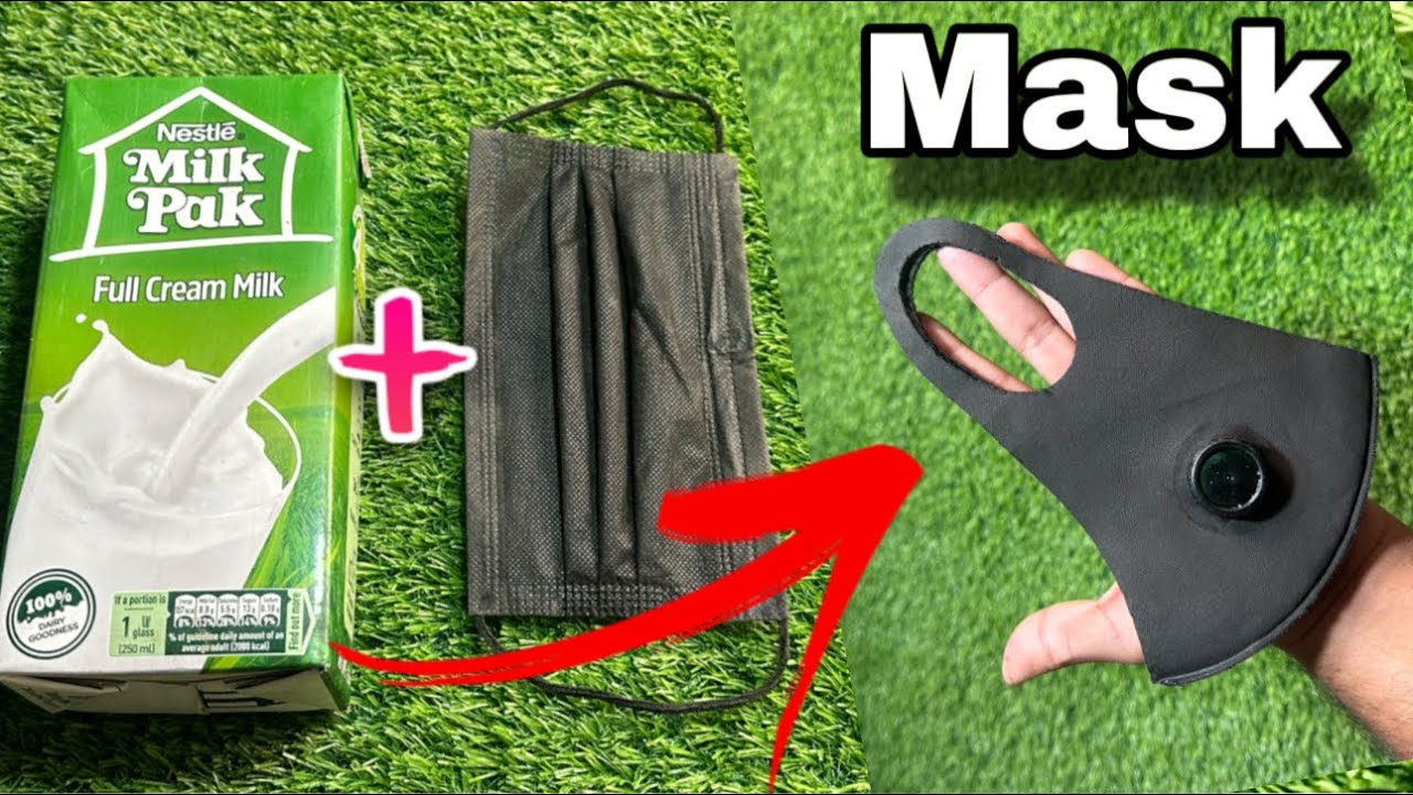 How to make filter face mask at home in 3 minutes | homemade face mask ...
