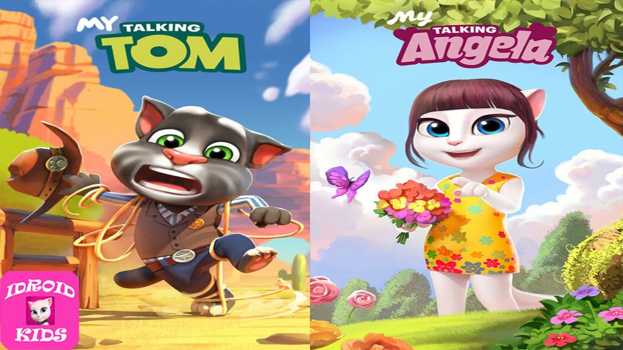 My Talking Tom VS My Talking Angela Gameplay #43 - YouTube
